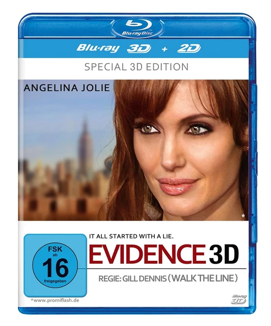 BLU-RAY 3D - Evidence 3D - NEU - Angelina Jolie EUR 14,99 - PicClick DE