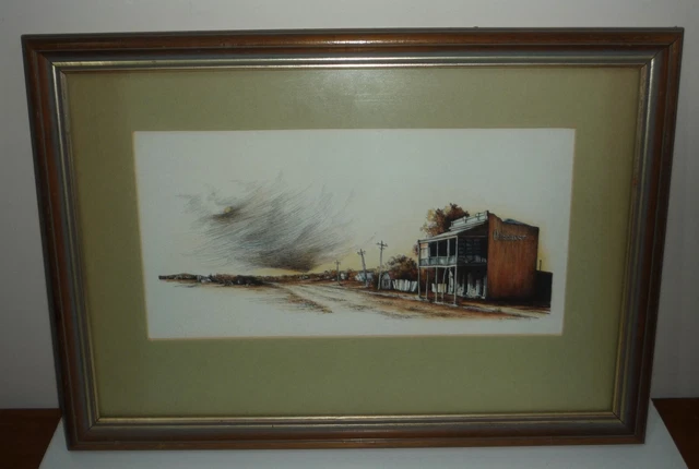 VINTAGE WATERCOLOUR BY Australian Artist Val Anderson Titled ...