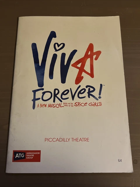 HANNAH JOHN-KAMEN VIVA FOREVER! Spice Girls Musical 2012 Theatre Programme £5.42 - PicClick UK