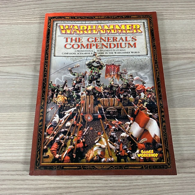WARHAMMER THE GENERAL'S Compendium Softback Book Warhammer Games ...