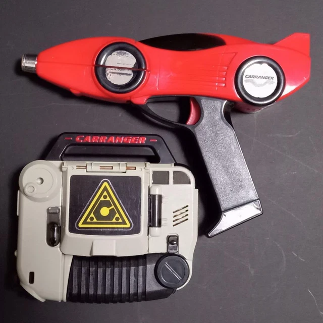 POWER RANGERS TURBO Carranger DX Auto Blaster & Car Navic set BANDAI ...