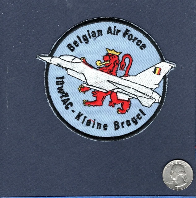 10W TAC BAF Belgian Air Force F-16 Falcon Squadron Patch EUR 7,72 ...