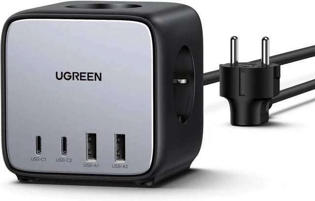 UGREEN NEXODE DIGINEST Cube 7 en 1 Multiprise USB Cube 65W 3 Prises 4 Ports USB EUR 49,99 ...