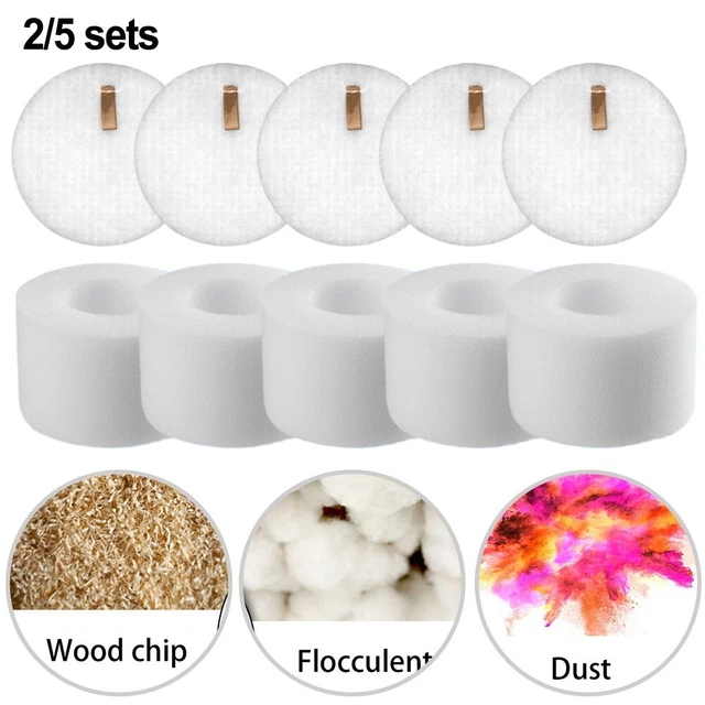 REPLACEMENT SPONGE FILTERS Set for Shark For MessMaster VS100 VS101 2/5 ...