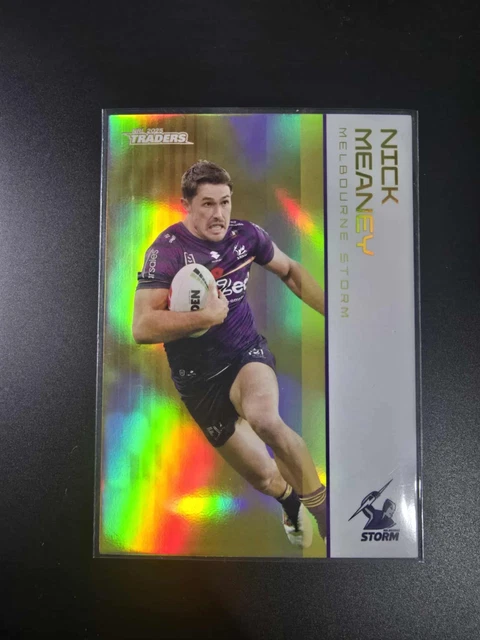 2025 NRL TRADERS Gold Special Parallel - Nick Meaney Storm #84/90 Gs070 ...