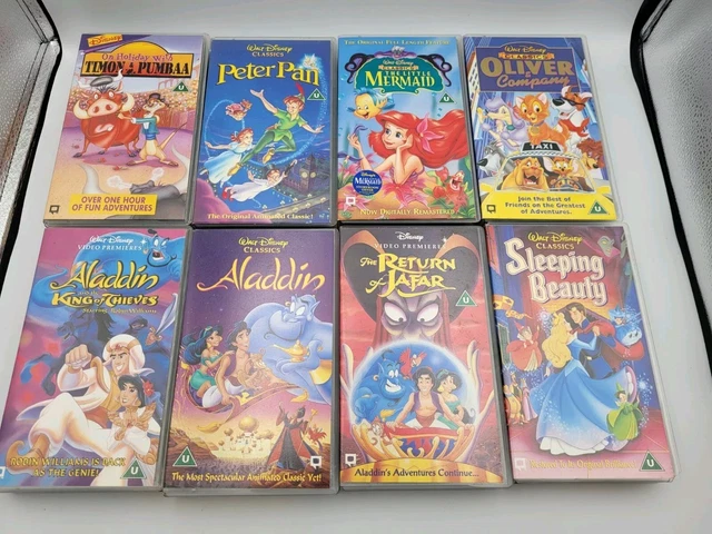 CHILDREN'S VHS BUNDLE Lot Disney Movies Animation Classics x 8 Video ...
