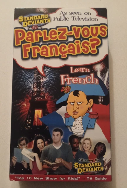 STANDARD DEVIANTS TV: Parlez-Vous Francais?, Learn French, VHS 2001 ...