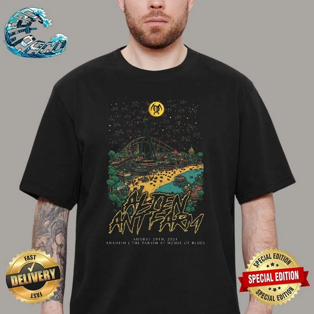 NEW ALIEN ANT Farm Concert Poster In Anaheim Ca At The Parish T-Shirt S ...