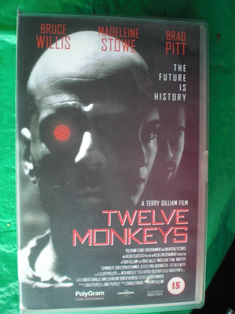 TWELVE MONKEYS ( Bruce Willis + Brad Pitt) Big Box Original 2303 £4.95 ...