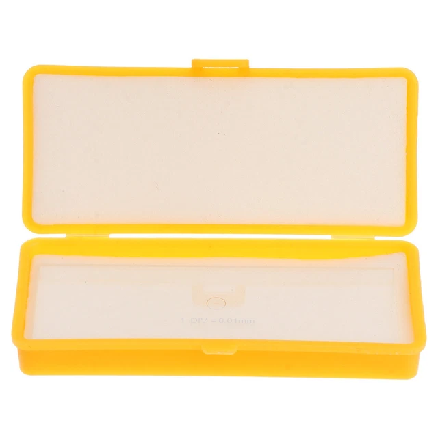 MICROSCOPE MICROMETER CALIBRATING Ruler Reticle Calibration Camera ...