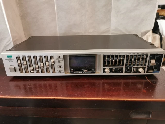 RARE SANSUI RG-710 Graphic Equalizer stéréo teste et fonctionne EUR 80 ...