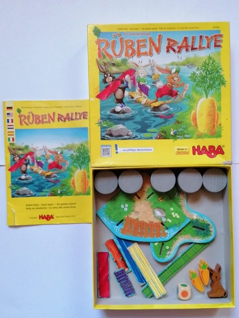 HABA RABBIT RALLY Gioco Ricambi in legno Ruben Rally EUR 5,74 - PicClick IT