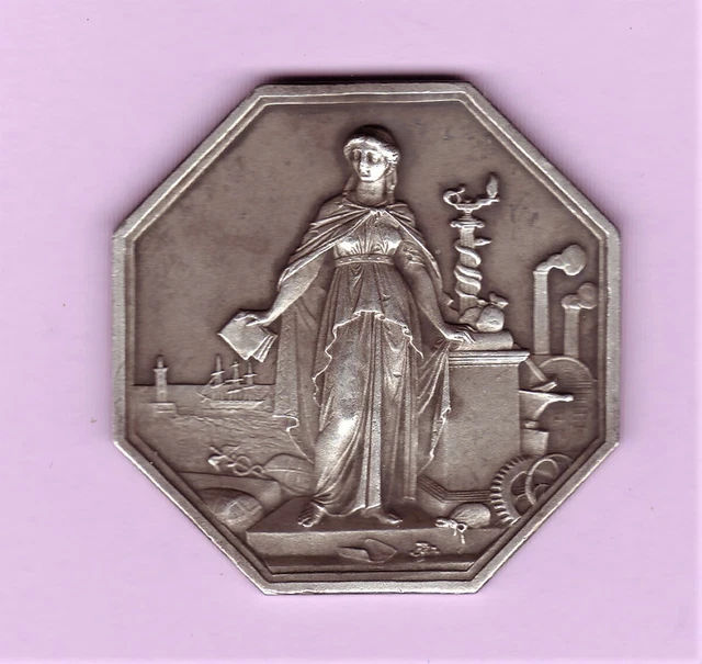 MÉDAILLE SOCIÉTÉ GÉNÉRALE Crédit Industriel Commercial FRANCE 1859 ...