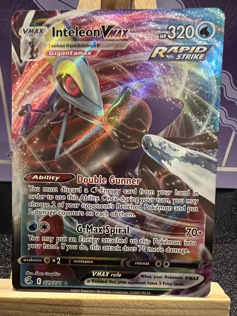 POKÉMON CARD - Inteleon VMAX - 079/264 - Fusion Strike EUR 6,44 ...