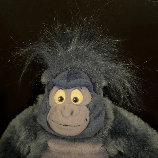 DISNEY’S TARZAN TERK Baby Grey Gorilla Monkey Ape Plush Soft Toy New ...