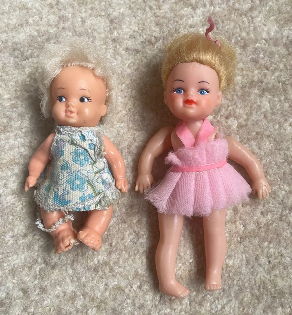 VINTAGE SMALL PLASTIC Dolls 70s 80s Hong Kong UDCO Ballerina Baby £5.91 ...