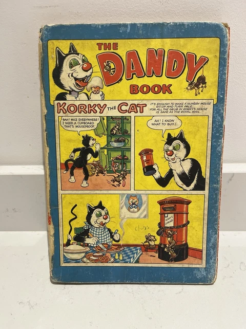 THE DANDY BOOK 1960 Annual Korky The Cat Xmas Gift Birthday £12.99 ...