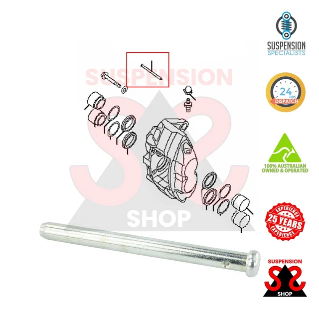 REAR AXLE GUIDE Bolt, Slider Pin, Brake Caliper Suit NISSAN Skyline 370GT $23.21 - PicClick AU