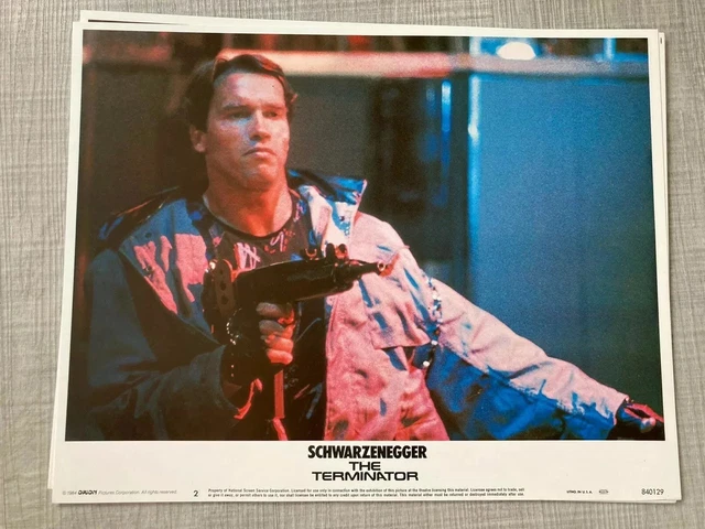 THE TERMINATOR 1984 Original Lobby Card Set Of 8 Rare. Schwarzenegger £ ...