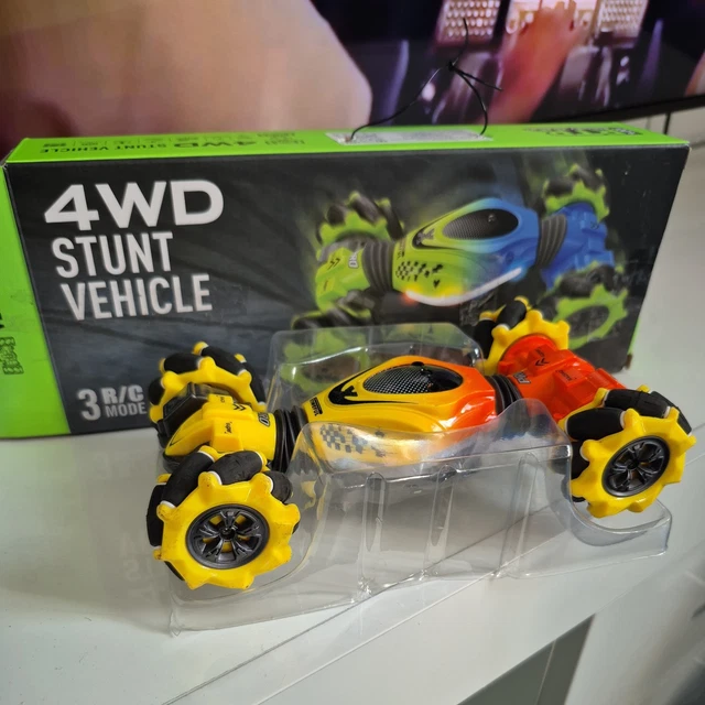 RC STUNT CAR 4WD Off-Road with 360° Rotation – Remote Control Twist ...
