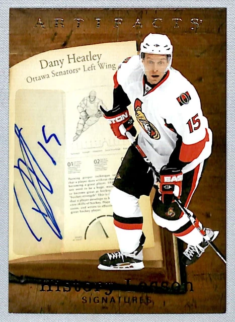 DANY HEATLEY 2025-26 UD Artifacts History Lesson Signatures Auto #HL-6A ...