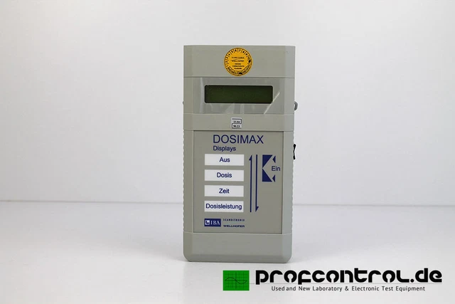 WELLHOFER X-RAY TEST Set DOSIMAX, Dedx-Detector, Pequ-Filter, ETR-1 ...