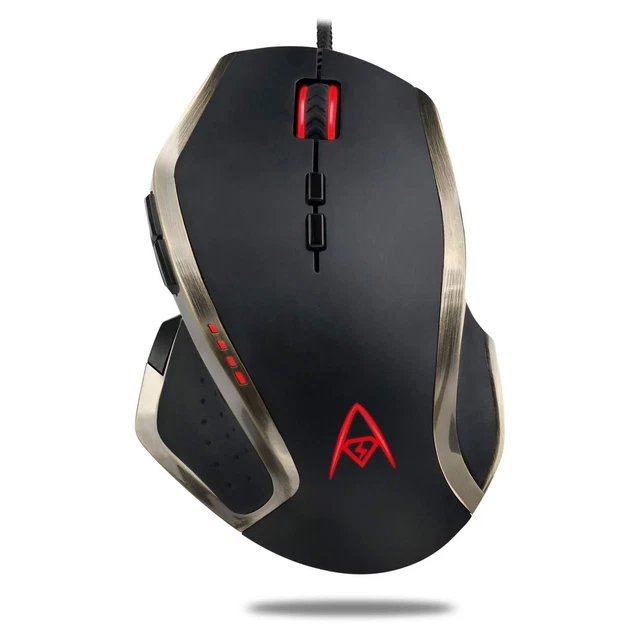 ADESSO IMOUSE X3 Ergonomic RGB Gaming Mouse 9 Buttons, Adjustable DPI ...