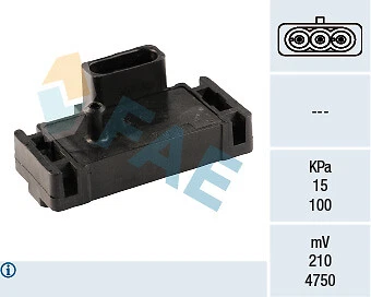 SENSOR, INTAKE MANIFOLD pressure for VOLVO RENAULT PEUGEOT OPEL ...