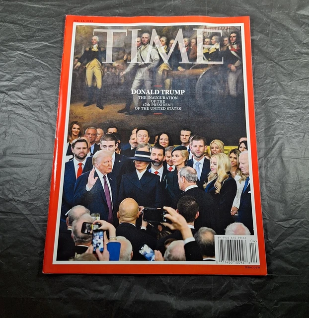 TIME MAGAZINE FEBRUARY 10 2025 Inauguration of President DONALD TRUMP ...