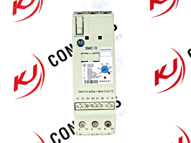 ALLEN-BRADLEY SMC-3 150-C19NBR Soft Starter Smart Motor Controller 19A ...