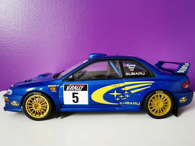 SUBARU IMPREZA WRC 1999 Rally France Tour De Corse N°5 Burns Autoart 1/ ...