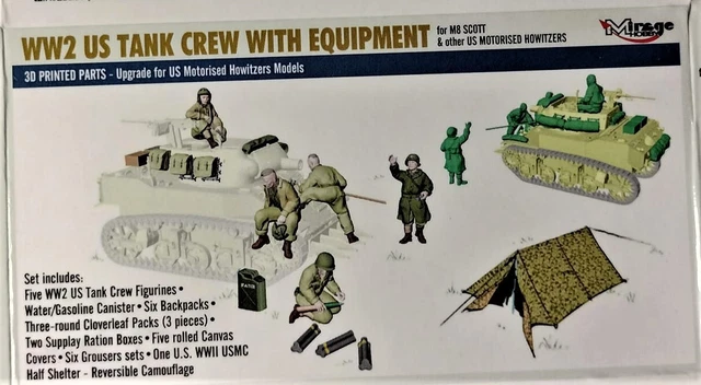 WW2 U.S. TANK crew & equipment. MIRAGE .1/72 EUR 7,50 - PicClick FR