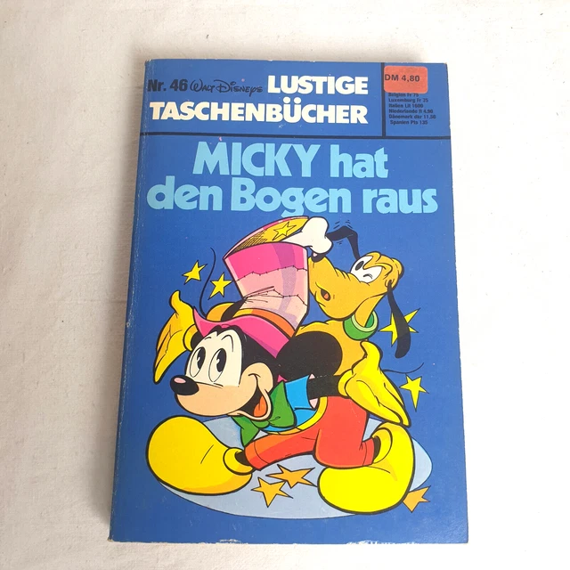 LUSTIGES TASCHENBUCH ERSTAUSGABE Nr. 46 - Micky hat den Bogen raus ...