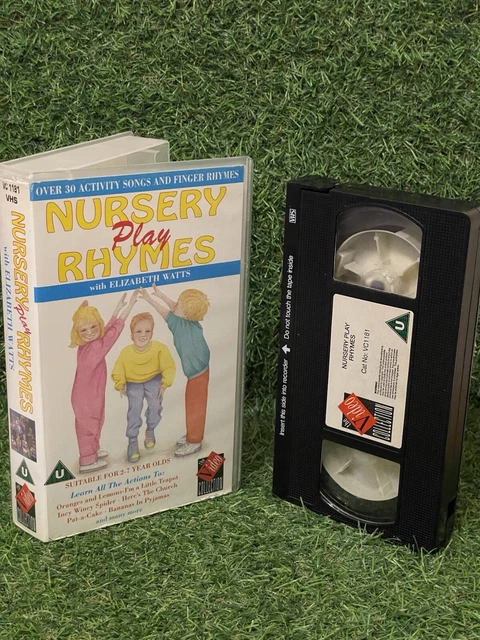 NURSERY PLAY RHYMES VHS Children’s Kids Video Tape £19.99 - PicClick UK
