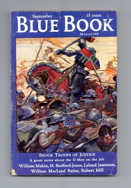 BLUE BOOK PULP / Magazine Sep 1935 Vol. 61 #5 GD- 1.8 TRIMMED £12.19 ...
