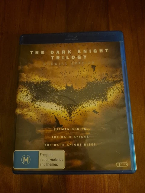 THE DARK KNIGHT Trilogy : Blu-Ray Batman Begins, Dark Knight & Rises $20.00 - PicClick AU