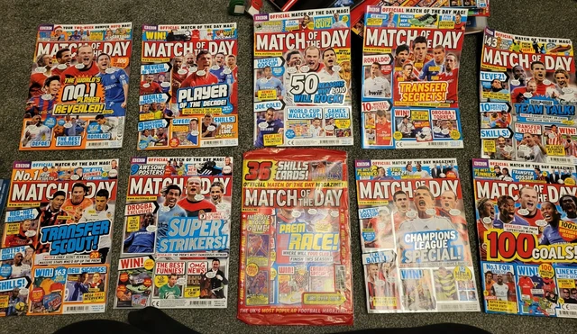 MATCH OF THE Day Magazine Bundle - 10 Issues - 2009/2010 £25.00 ...