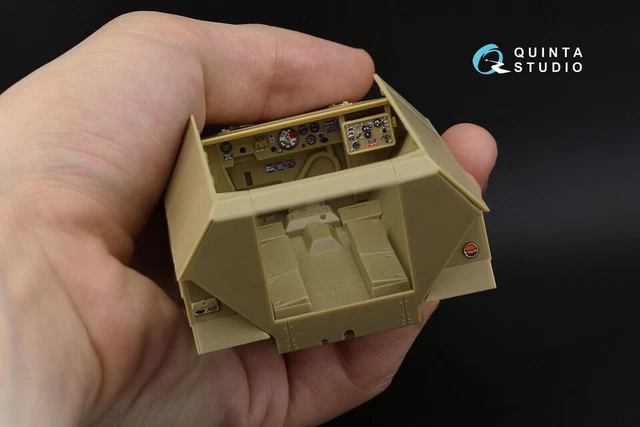 1:35 DECAL SD.KFZ. 251 Hanomag 3D-Printed & colored Interior Quinta ...