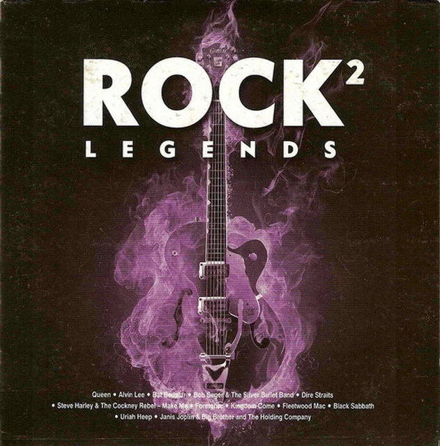 ROCK LEGENDS VOL.2 Queen Dire Straits Black Sabbath Janis Joplin 12 ...