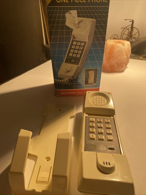 AURORA VINTAGE PUSH Button One Piece Phone Wall Mount AT-100 zaf £12.57 ...