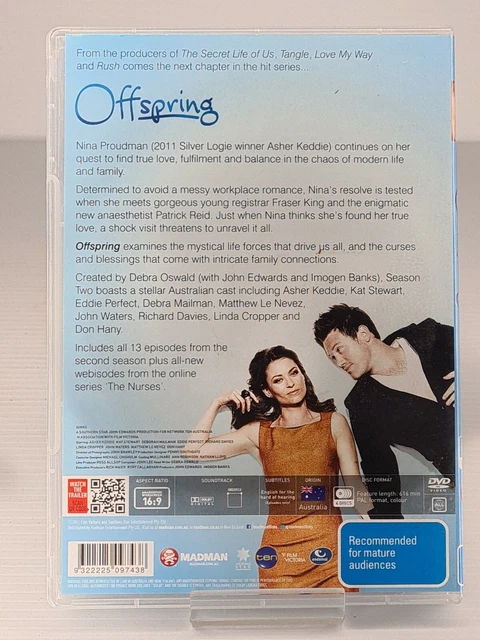 OFFSPRING : SERIES 2 Season DVD Alicia Gardiner Richard Davies Kat ...