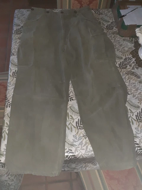 PANTALON PARA US WW2 ou Corée Toile Verte militaria EUR 150,00 ...