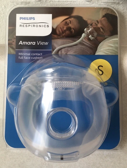 PHILIPS RESPIRONICS AMARA View Minimal Contact Full Face Cushion SMALL ...