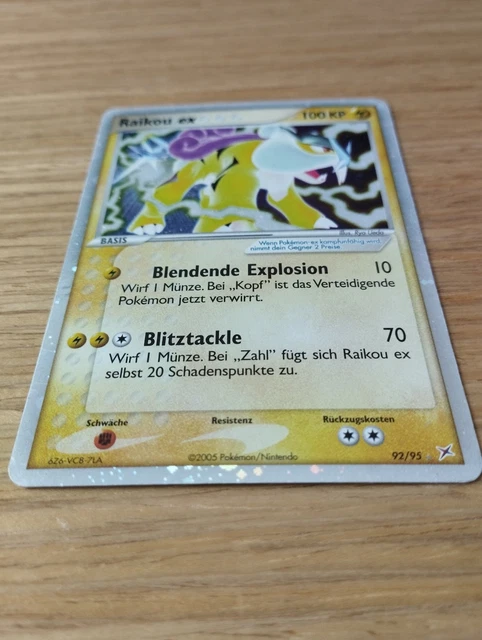 POKÉMON TCG RAIKOU EX Magma vs Aqua Set 92/95 Rare Holo EUR 54,99 ...