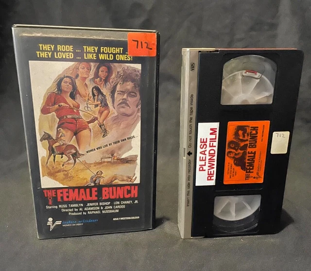 ORIGINAL THE FEMALE Bunch (1971) Intervision Video Pre Cert VHS RARE ...