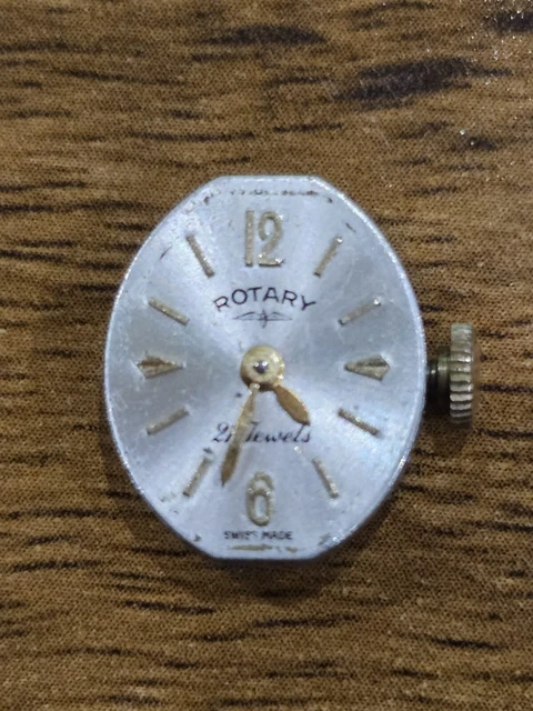 RARE SWISS ROTARY 21 Jewels Mechanical Ladies Watch Movement -13mm ...