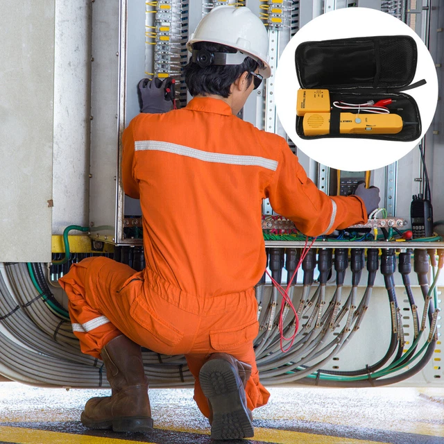 WIRE TRACER NETWORK Cable Tone Generator Ethernet Telephone Tester £16. ...