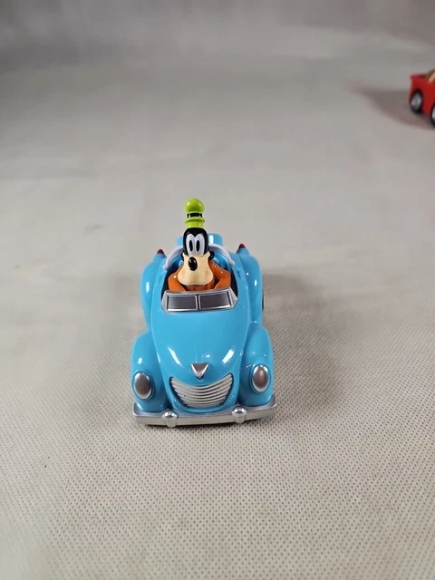 DISNEY GOOFY BLUE Car Plastic Mickey Mouse Clubhouse Pull Back Car 4x2 ...