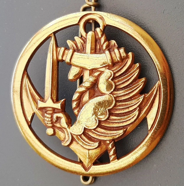 INSIGNE DE BÉRET RPC RPIMA Régiment Parachutiste TDM ORIGINAL VINTAGE ...