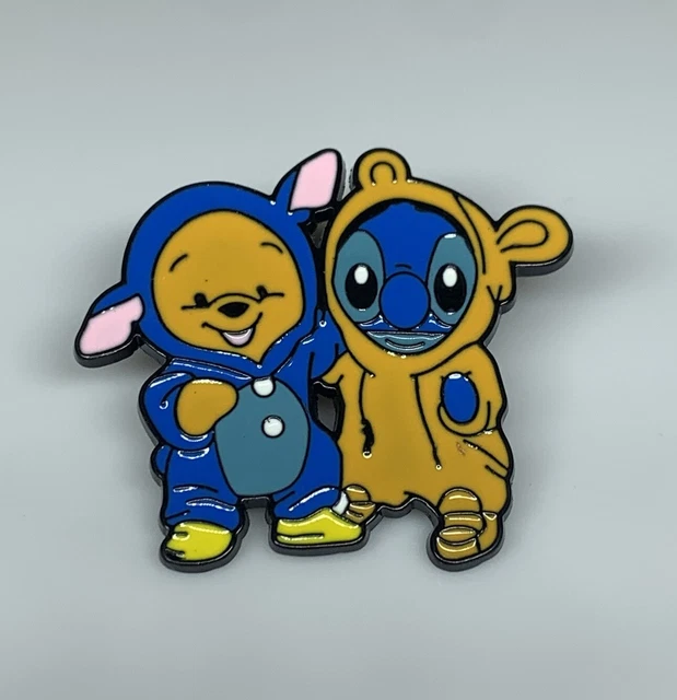 DISNEY'S STITCH X Winnie The Pooh Collab Enamel Pin Badge/Brooch £3.95 ...